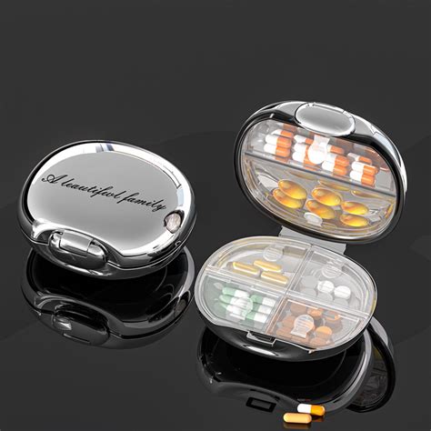 1pcs Cute Pill Organizer Travel Pill Box Small Pill Case Container