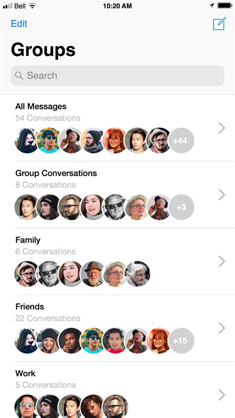 Feature Needed For Ios 12 Group Folders For Messages Conversations Rios