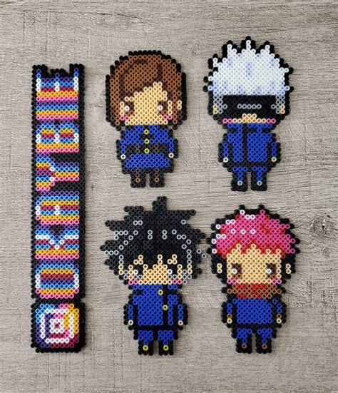 Sukuna Perler Beads Jjk Perler Perler Bead Art Perler Bead Designs