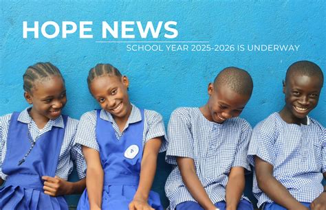 School Year 2025 2026 Is Underway — The Hope Project