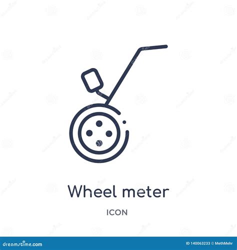 Linear Wheel Meter Icon From Measurement Outline Collection Thin Line