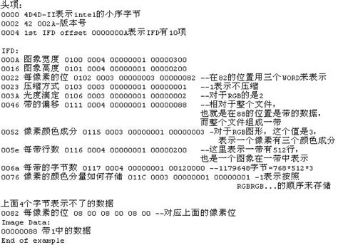 Tiff图像文件格式分析tiff Tag Csdn博客