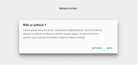 Web App Should I Add A Cross On My Material Design Dialog User