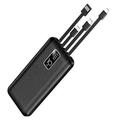 ᐉ Повербанк Paleon PLO KP 19 10000 mAh с 4 кабелями