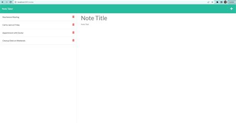 Github Vaishaliqanotetaker Note Taker Application