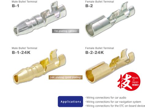 Bullet Terminal Series For Automotive Repair B 1b 2 B 1 24kb 2 24k Hero Electric Global