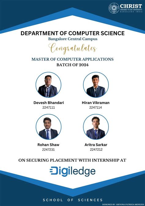Christ University Department Of Computer Science On Linkedin