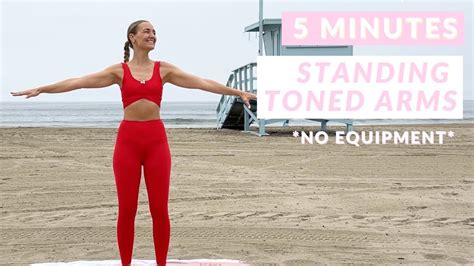 Minute Pilates Arm Workout At Home Pilates Standing Arm Workout Youtube