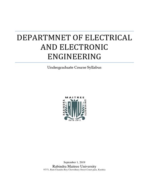 Final Syllabus Pdf Bipolar Junction Transistor Amplifier