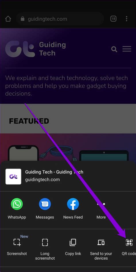 2 Ways To Share Webpage Links From Google Chrome Guiding Tech