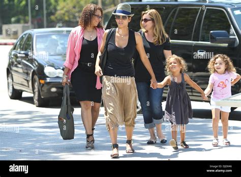 Halle Berry And Nahla Ariela Aubry Halle Berry Arrives At The Music