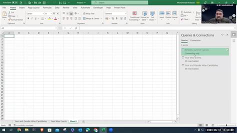 [video] muhammad mudassar tabussam on linkedin excel powerquery