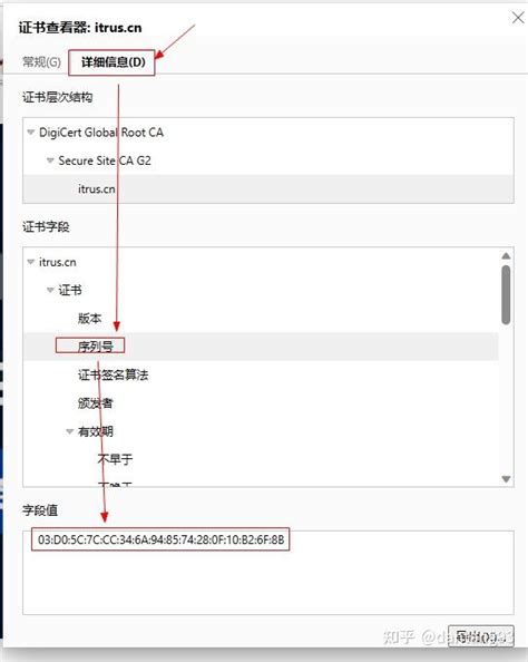 【秒懂证书】服务器证书序列号是这样查看的！ 知乎