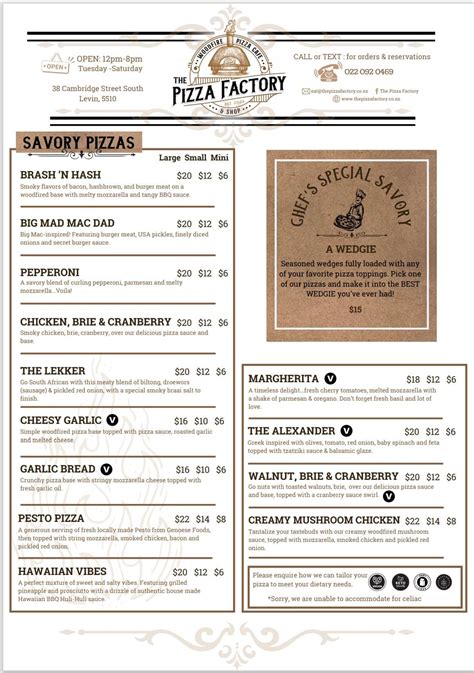The Pizza Factory | Levin