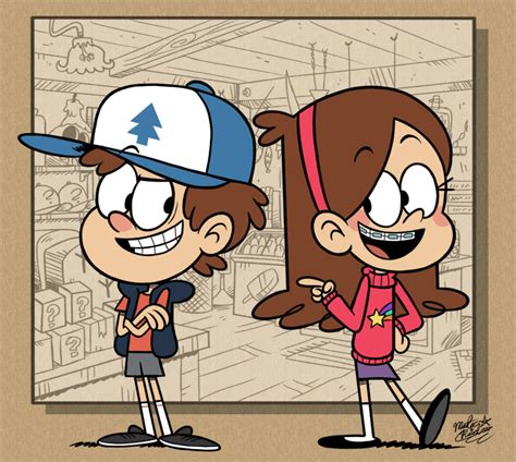 Mm Loud House Style Dipper And Mabel Pines By Mast3r Rainb0w On