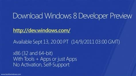Download Windows Developer Preview TechPP