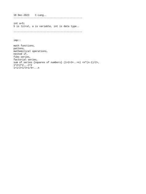 18 Dec 23 C Lang Pdf
