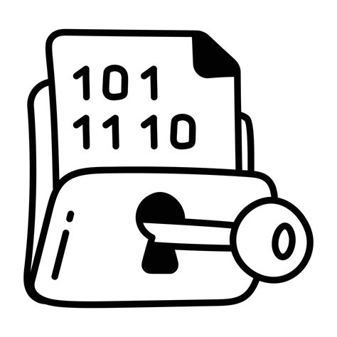Trendy File Encryption 20127443 Vector Art At Vecteezy