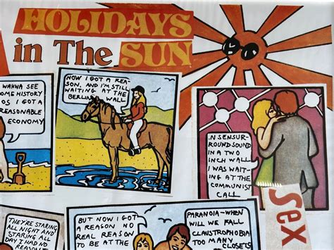Original Promotional Poster For The Sex Pistols Holidays In The Sun