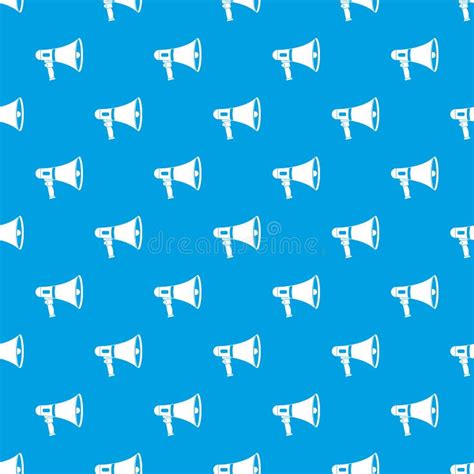 Megaphone Pattern Seamless Black Stock Vector Illustration Of Announcement Power 100750362