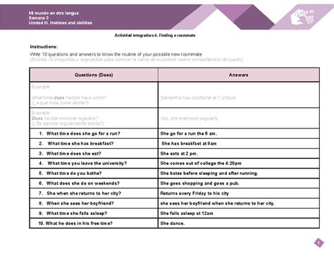 modulo 6 semana 3 actividad integradora 6 instructions write 10