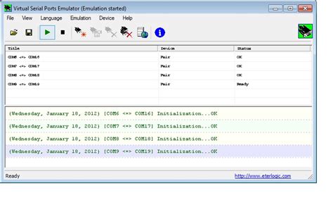 Virtual Serial Port Emulator Settings Ask A Question Weather Watch