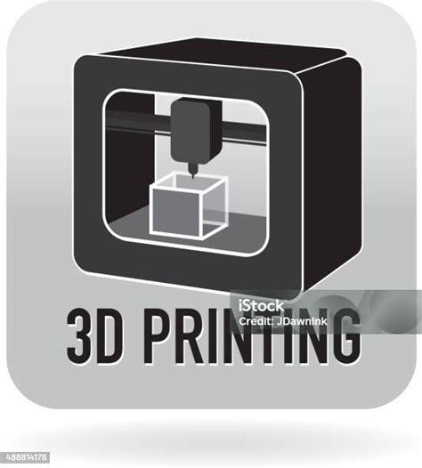 3 D 인쇄 아이콘이 회색으로 3차원 인쇄에 대한 스톡 벡터 아트 및 기타 이미지 3차원 인쇄 2015년 3차원 형태 Istock