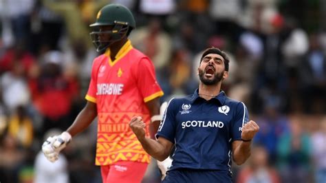 Icc Odi Wc Qualifier Scotland Knock Zimbabwe Out To Face Netherlands