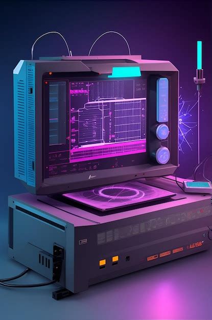 Premium Ai Image Photo Of A Desktop Computer Placed On A Table