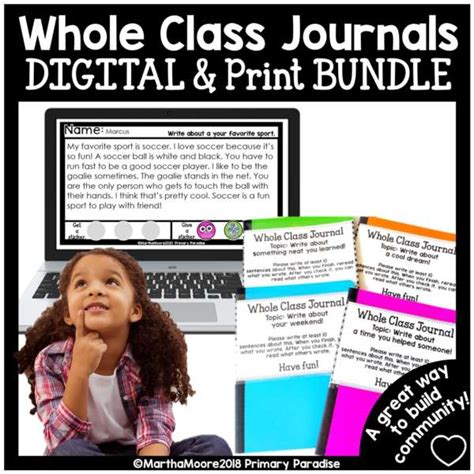 Whole Class Journal Covers Editable For Work On Writing