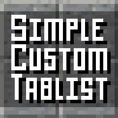 Simple Custom Tablist Minecraft Plugin