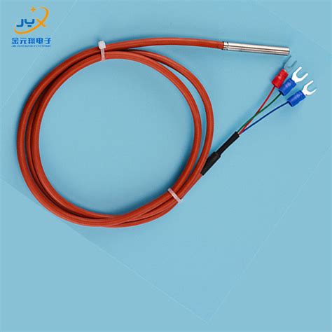 Industrial 6 50mm Stainless Steel PT100 PT1000 PT 100 Temperature Sensor J 368 PT 100 PT1000