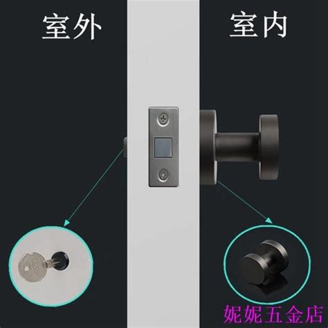 妮妮五金店喇叭鎖 房門鎖 房間鎖 球型鎖 門鎖 便所門鎖 進口暗門鎖單面 鎖密室門鎖球形 單邊隱藏鎖 帶鑰匙室內雙面 隱 Yahoo奇摩拍賣
