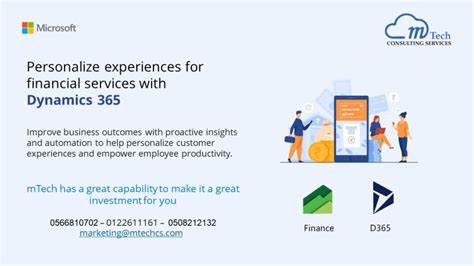 Mtech Consulting Services On Linkedin D365 Microsoft Financial