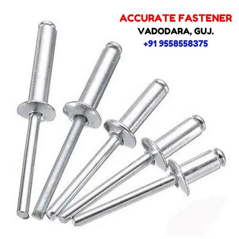 Polished Stainless Steel Pop Rivet Size M 2 5 To M 6 At ₹ 1 75 Piece In Vadodara