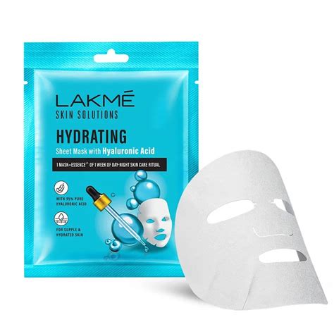 Buy Lakme Skin Solutions Hydrating Sheet Mask With Hyaluronic Acid 25