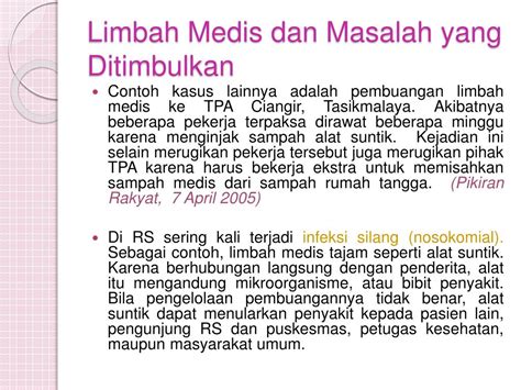 Ppt Limbah Medis Powerpoint Presentation Free Download Id 1117579