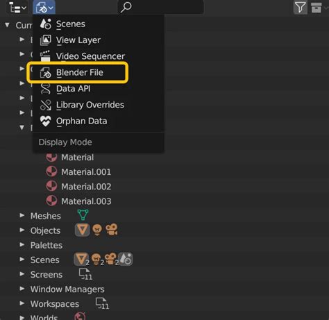 Blender技巧：查看blend文件内容 哔哩哔哩