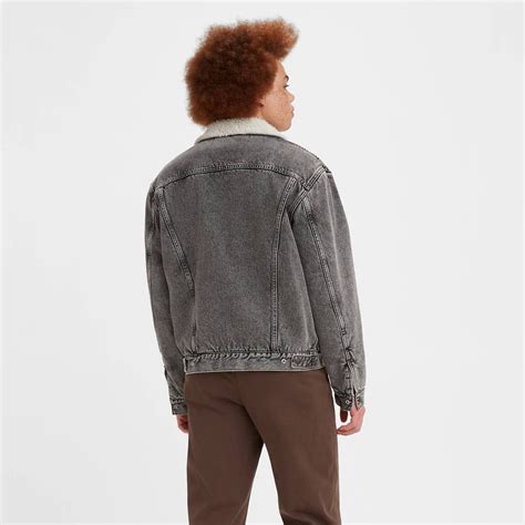 Levis Vintage Relaxed Fit Sherpa Trucker Jacket Reversible