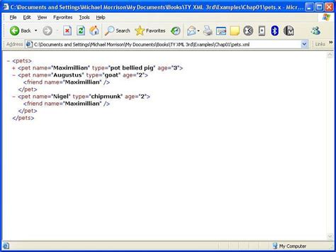 XML And Web Browsers XML