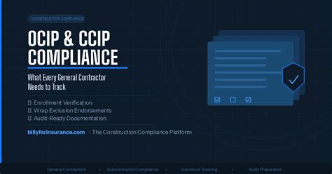 Ocipccip Compliance For General Contractors Billy