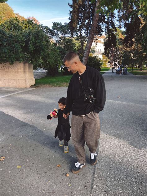 Dad Son Kinda Look Babe Fathers Dad Aesthetic Mens Autumn Looks