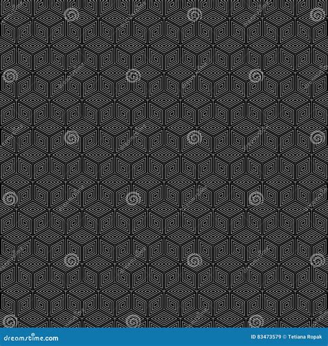 Geometric Polygon Seamless Pattern Fashion Graphic Design Vector Illustration Background Design