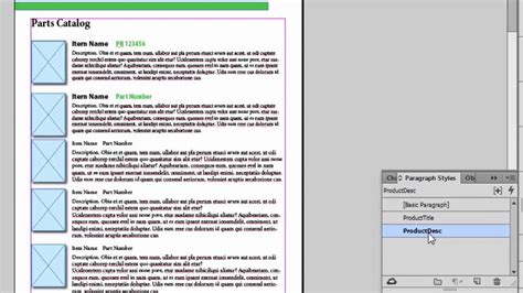Adobe Indesign Cc Using The Next Style Feature Youtube