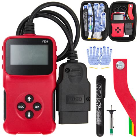 다국어 V309 코드 리더 읽기지우기 오류 코드 Im Dtc Obd2 Eobd Usb 자동차 진단 스캐너 브레이크 라이닝