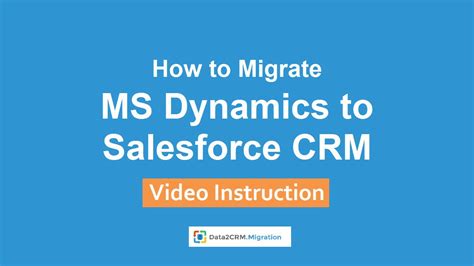 How To Import Microsoft Dynamics Crm To Salesforce Automatically Youtube