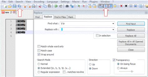 Notepad Transpose Column To Row Super User