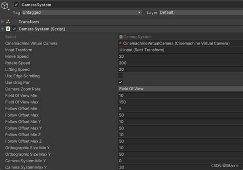 Unitycinemachinevirtualcamera Sitar