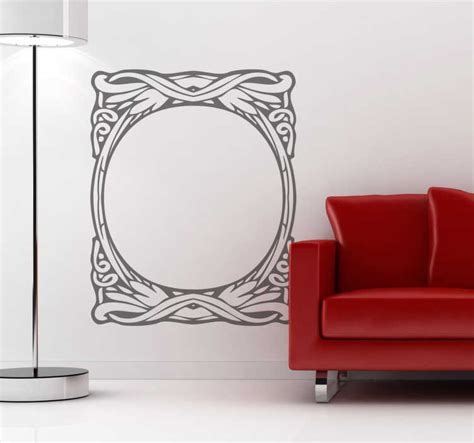 Sticker Cadre Cercle Moderne Tenstickers