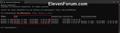 Delete Checkpoints For Hyper V Virtual Machine In Windows 11 Windows 11 Forum
